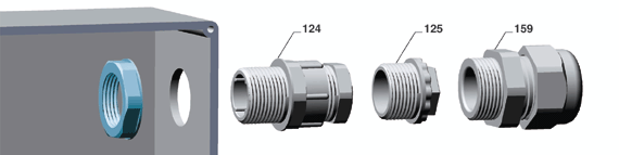 ARTICOLI TECNICI IN PLASTICA E METALLO : 126 Dado DIN 46320 - Gandini ...